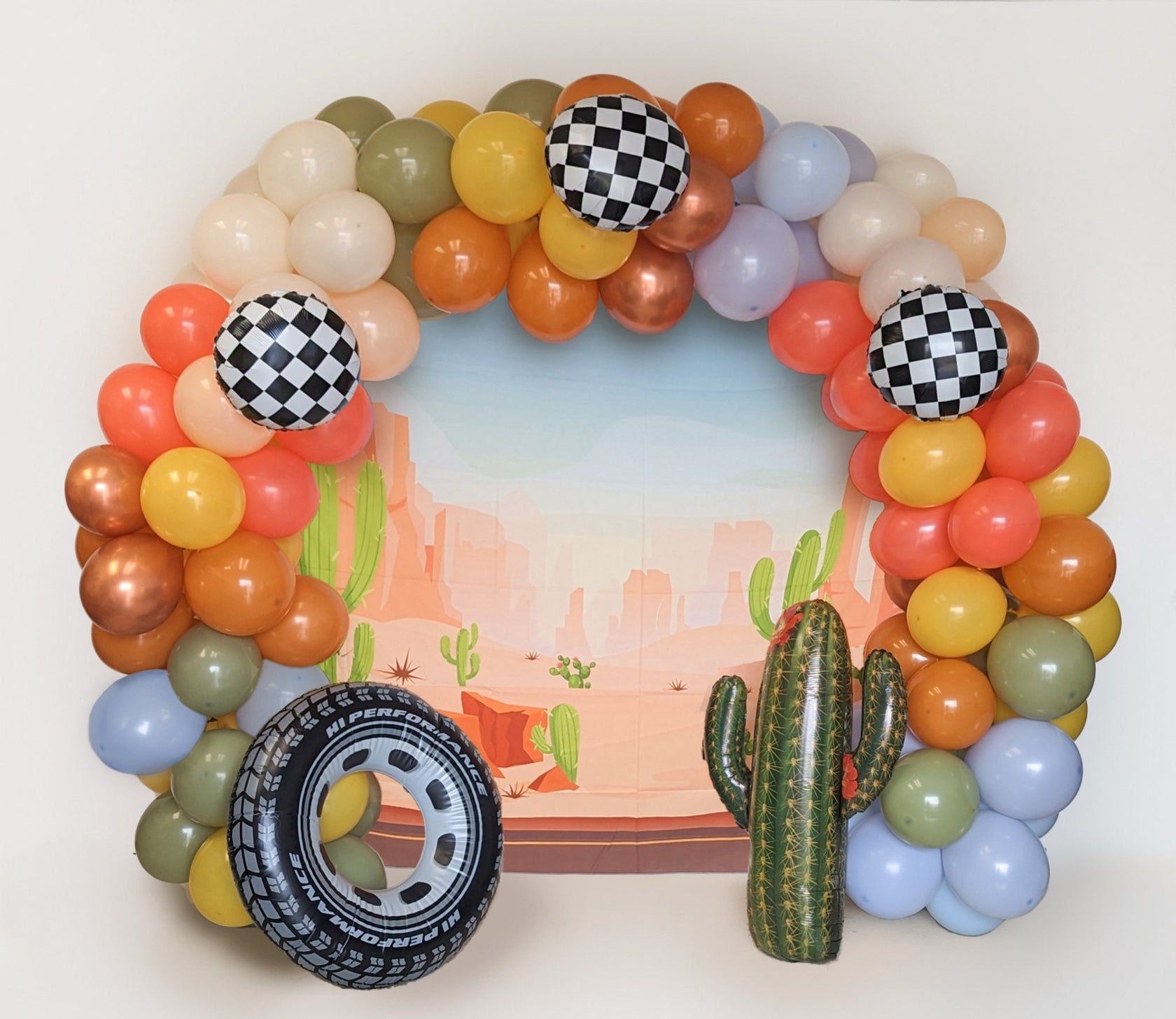 Retro Racer Western Balloon Garland Kit – CherCanDoIt