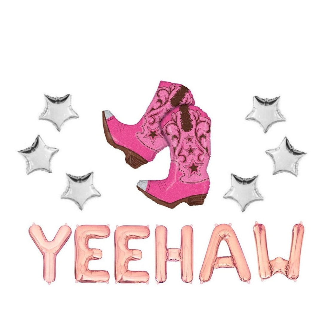 Yeehaw Western Letter Balloon Kit – CherCanDoIt
